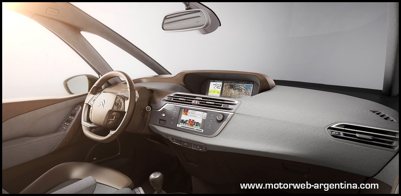 Así será el interior de la próxima Citroen C4 Picasso - Motorweb Argentina